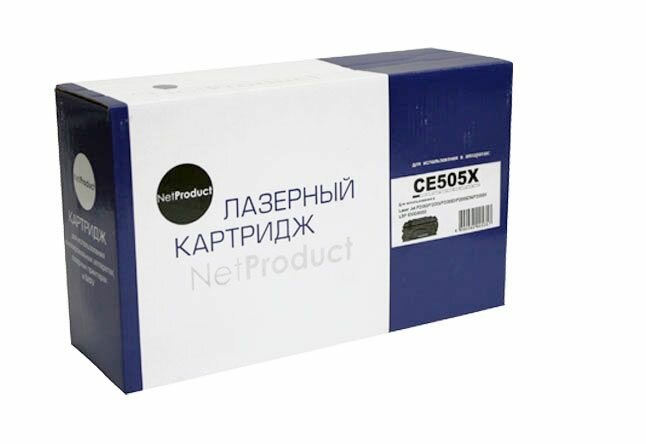Картридж NetProduct (N-CE505X) для HP LJ P2055/P2050/Canon №719H, 6,5K