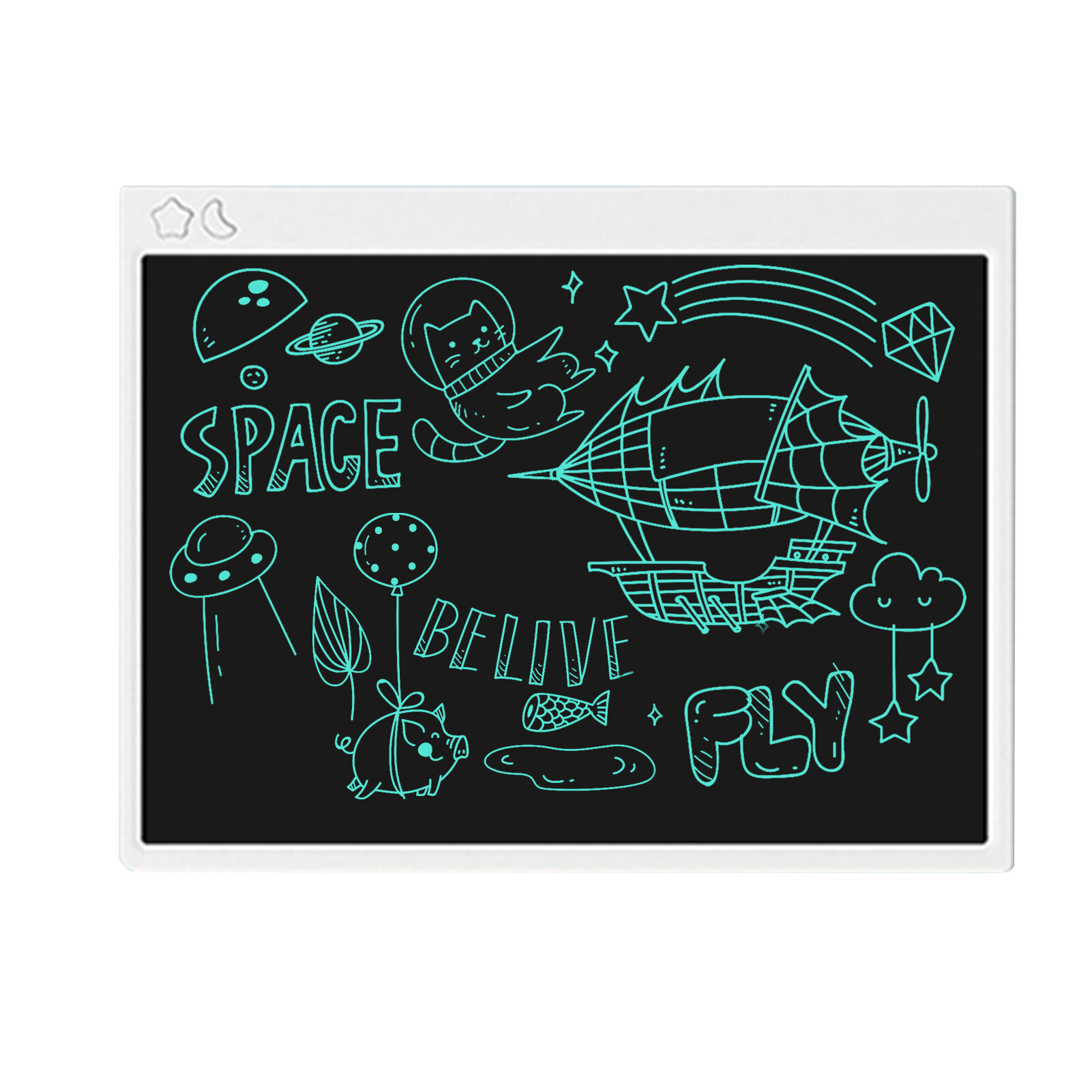 Доска для рисования 16-дюймового ЖК-планшета электронная цифровая перезаряжаемая