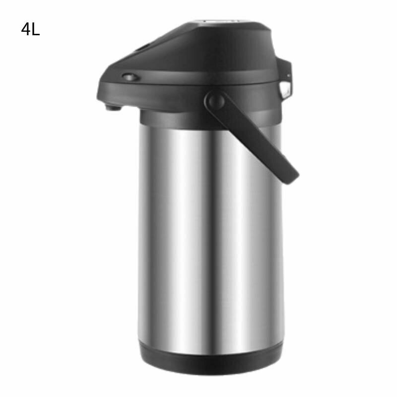 Термос стеклянный нержавеющая сталь объем 4л 40см 15.75 дюймов прочный сохраняет горячую жидкость длительное время