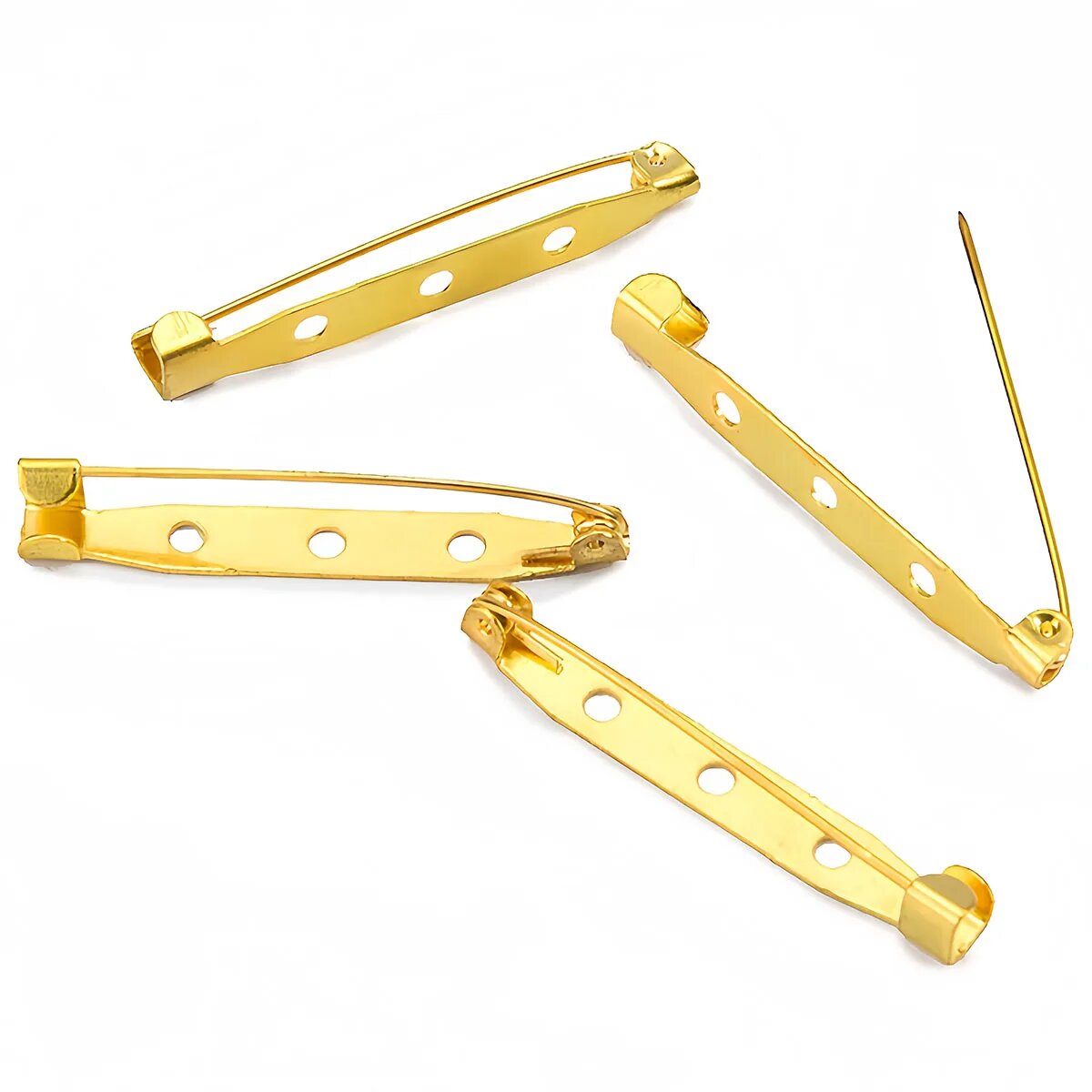 20/30 шт, зажим для броши, базовые булавки 15 мм-40 мм, металлическая булавка, брошь, пустая основа, держатель бейджа для DIY, принадлежности для изготовления ювелирных изделий