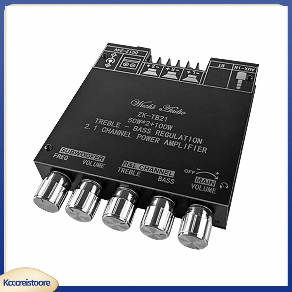 2.1-канальный модуль аудиоусилителя BT5.0/AUX, вход сабвуфера, выход L/R