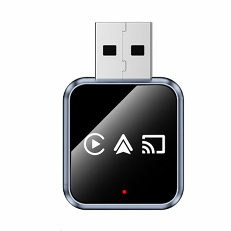 Беспроводной адаптер 3 в 1, интеллектуальный автоматический USB-ключ Airplay, проводное подключение к автомобилю, Bluetooth-совместимый