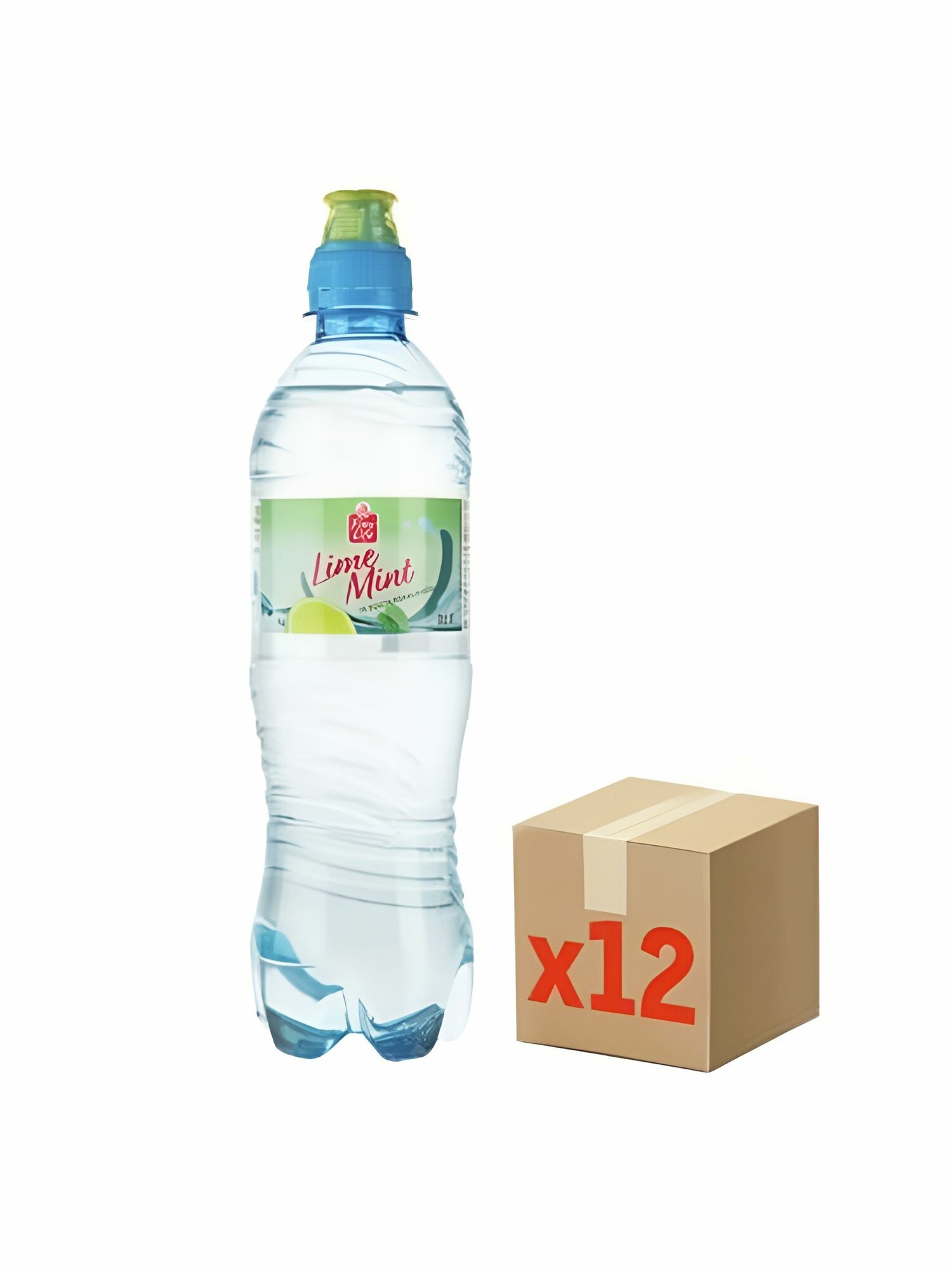 Fine Life Вода лайм и мята негазированная, ПЭТ, 500 мл х 12 шт.