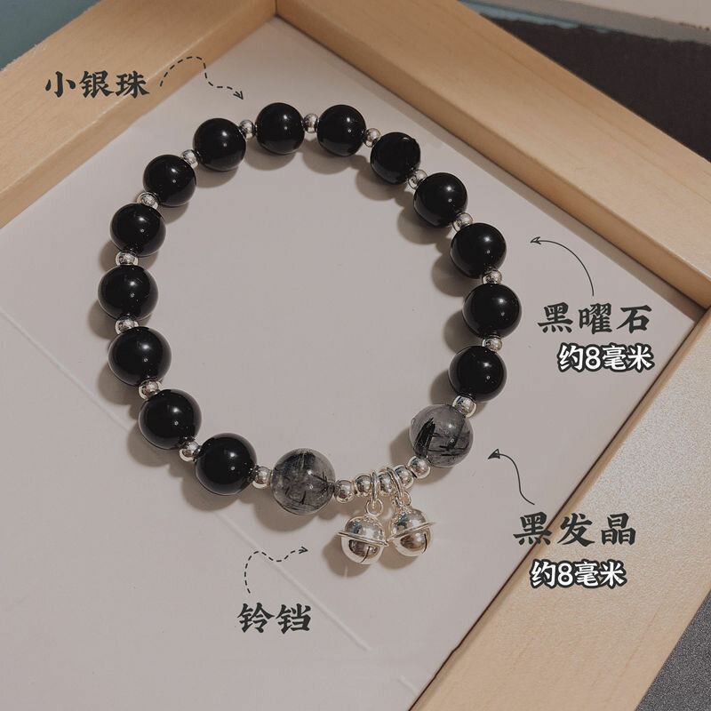 Браслет для гадания, YM Mall из нефрита с кроликом Привлечение нежности