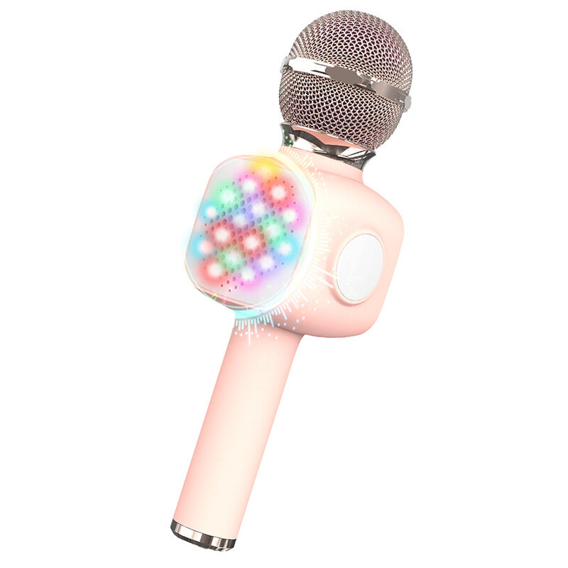 Bluetooth микрофон-колонка светодиодным фонарем