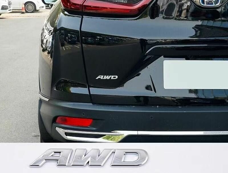 3D наклейка для авто 4WD All Wheel Drive металлическая эмблема шильдик премиум декаль для кузова автомобиля