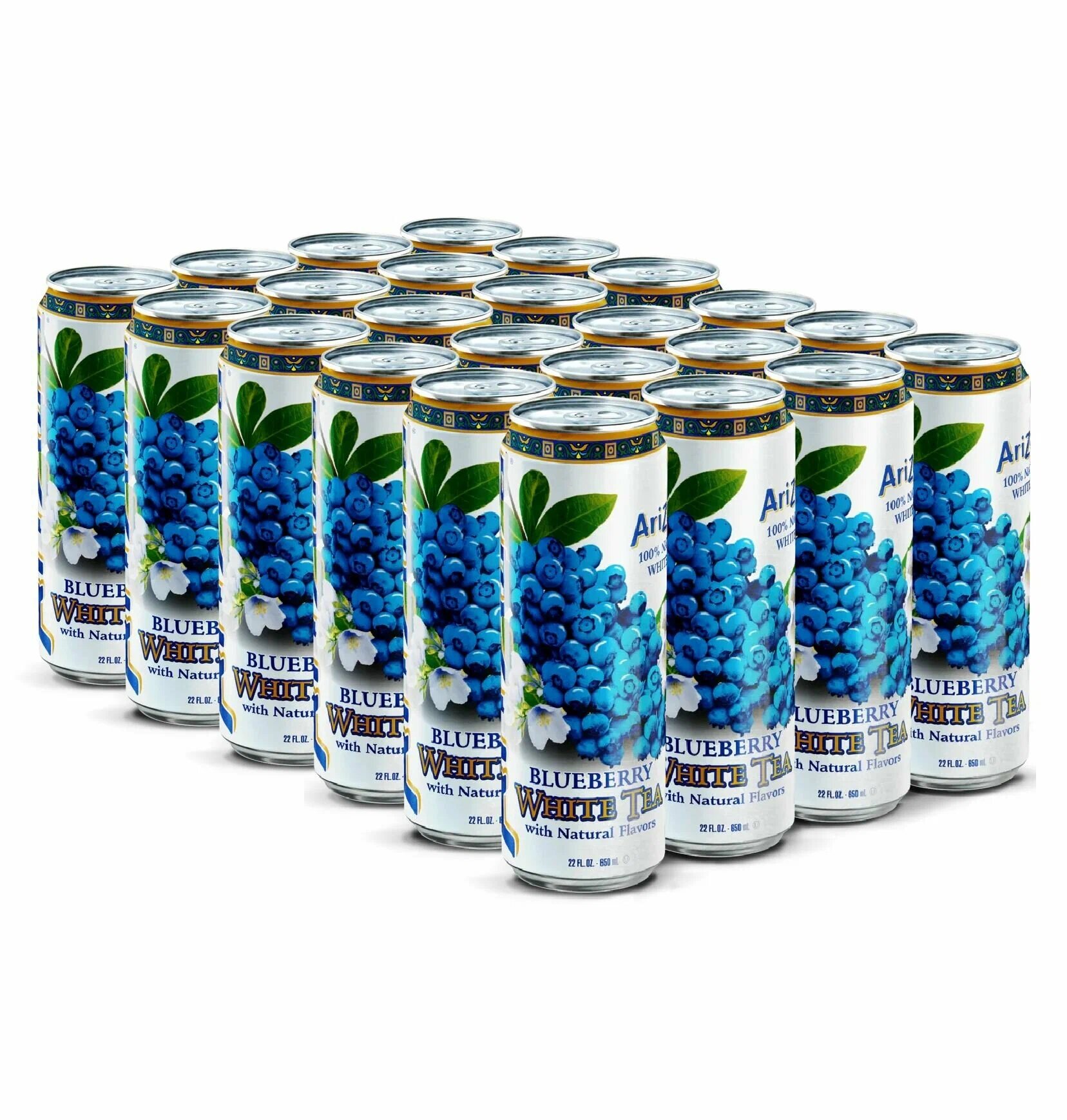 Arizona 0,65л.*24шт. Blueberry White Tea Аризона Производство - США