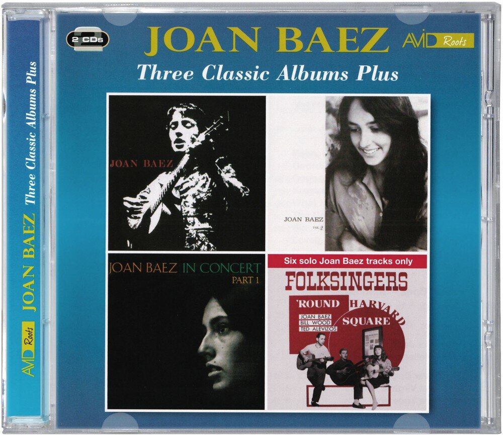 Joan Baez. Three Classic Albums Plus (2 CD) (СД диск, CD Box) — фото 1