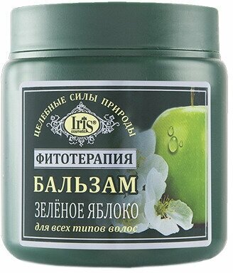 Iris cosmetic бальзам для волос Фитотерапия зелёное яблоко 500мл