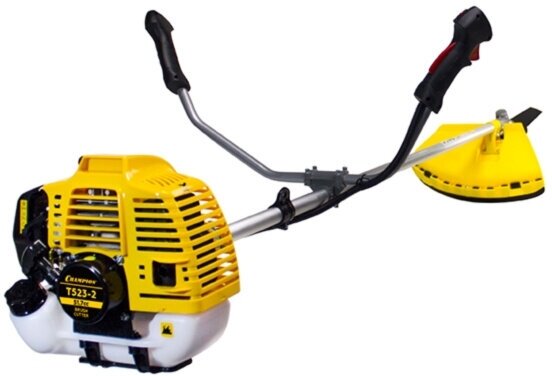 Триммер бензиновый Champion T523-2 1400Вт 1.9л. с. разбор. штан. реж. эл: леска/нож