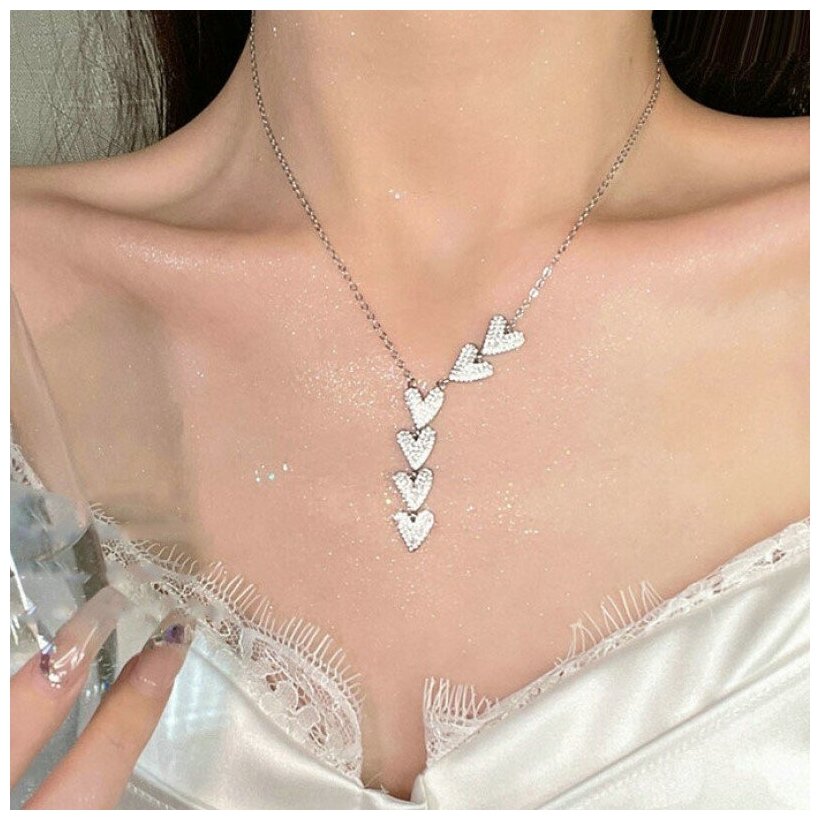 Колье, циркон