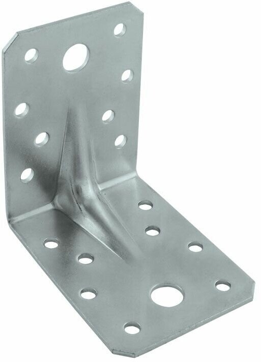 Уголок усиленный 70х70х55 мм, оцинкованный 20шт