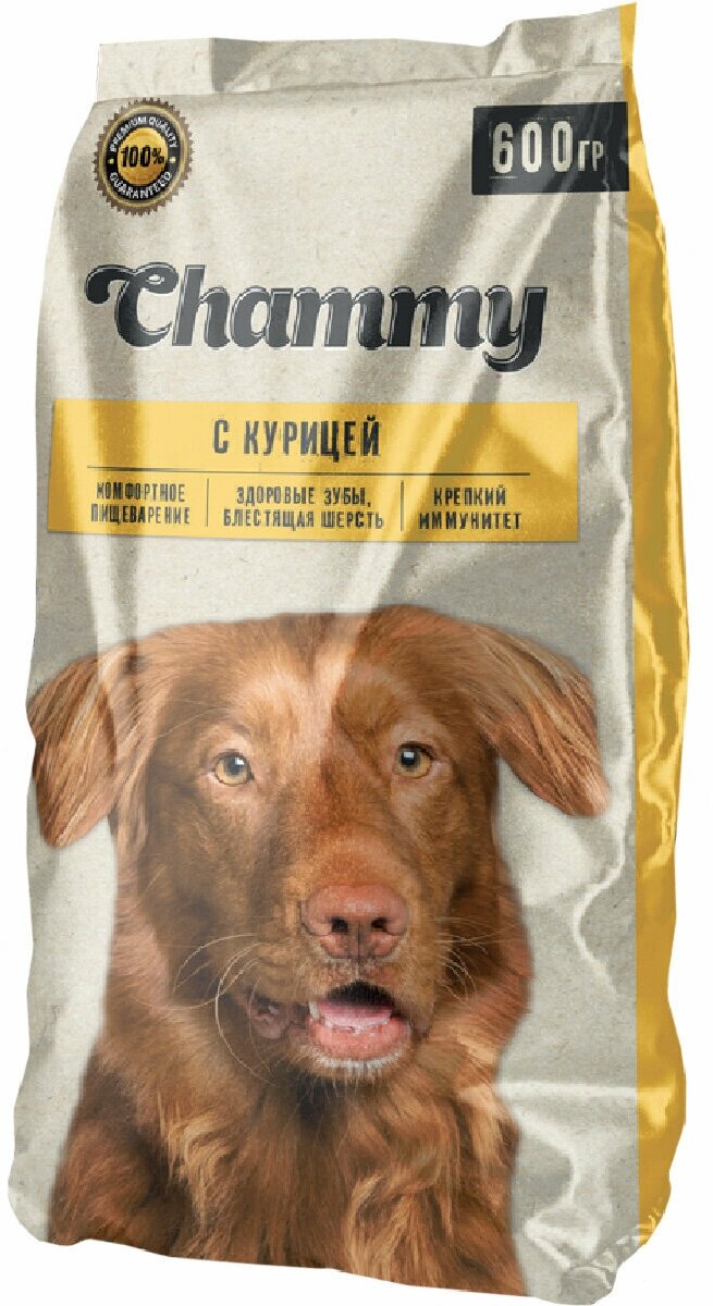 CHAMMY для взрослых собак маленьких пород с курицей (0,6 кг)