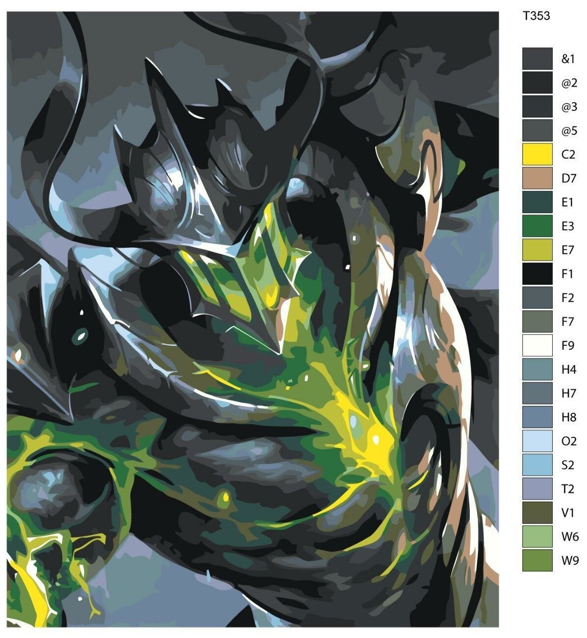 Картина по номерам Т353 Mobile Legends: аргус 40Х50