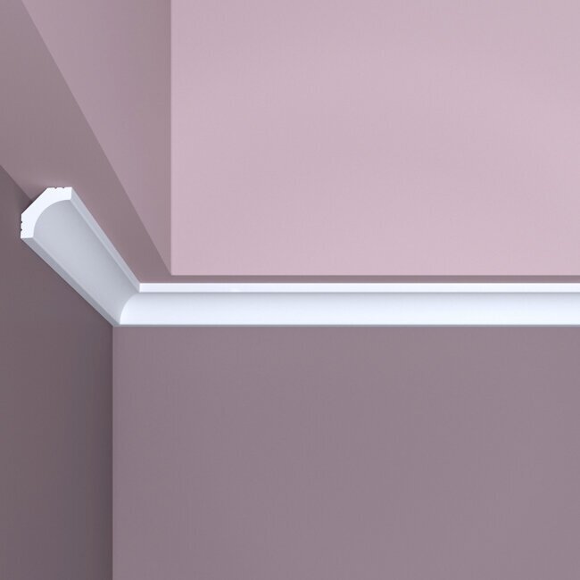 Плинтус потолочный BelloDeco У-3 20/20, 1шт (длина 2м)