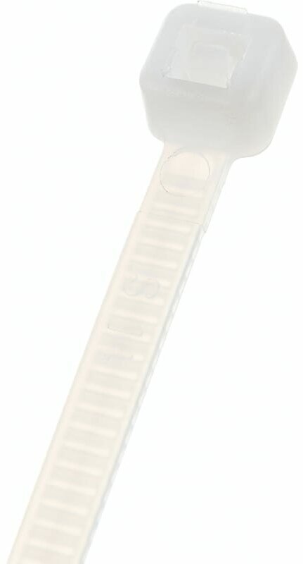 Хомут пластиковый белый 4.0x250мм (25шт) эврика