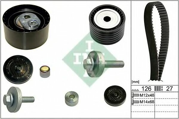 Комплект ремня ГРМ INA 530063810