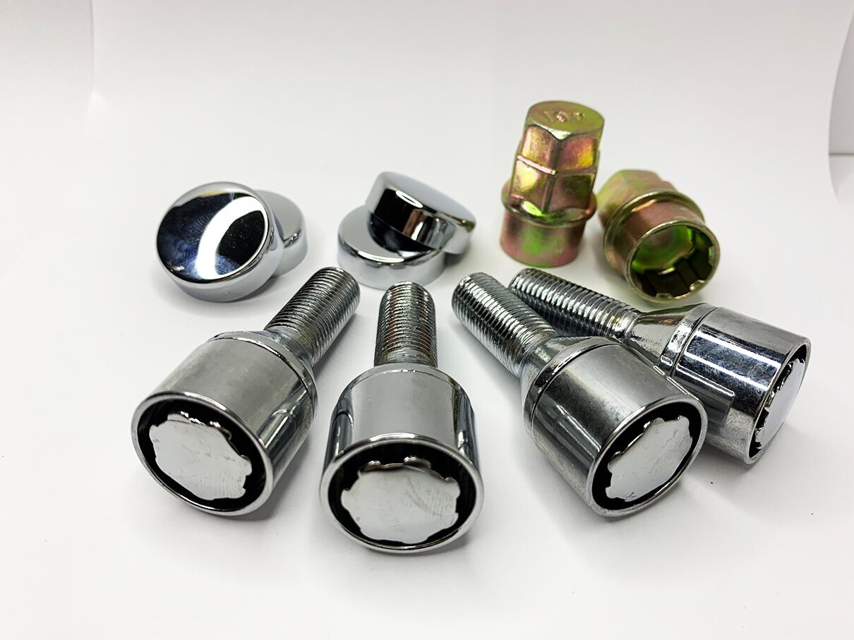 Комплект секретных болтов М12х1,25 56мм/28мм Вращающиеся кольцо 2 ключа