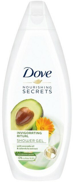 Набор из 3 штук Гель для душа Dove Ритуал красоты питание Авокадо и календула 250мл