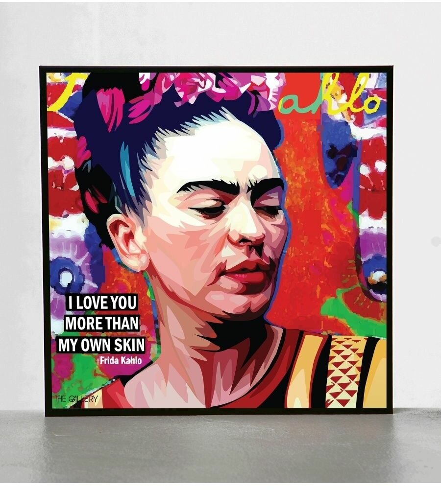Картина постер Поп-арт Фрида Кало Дизайн Искусство