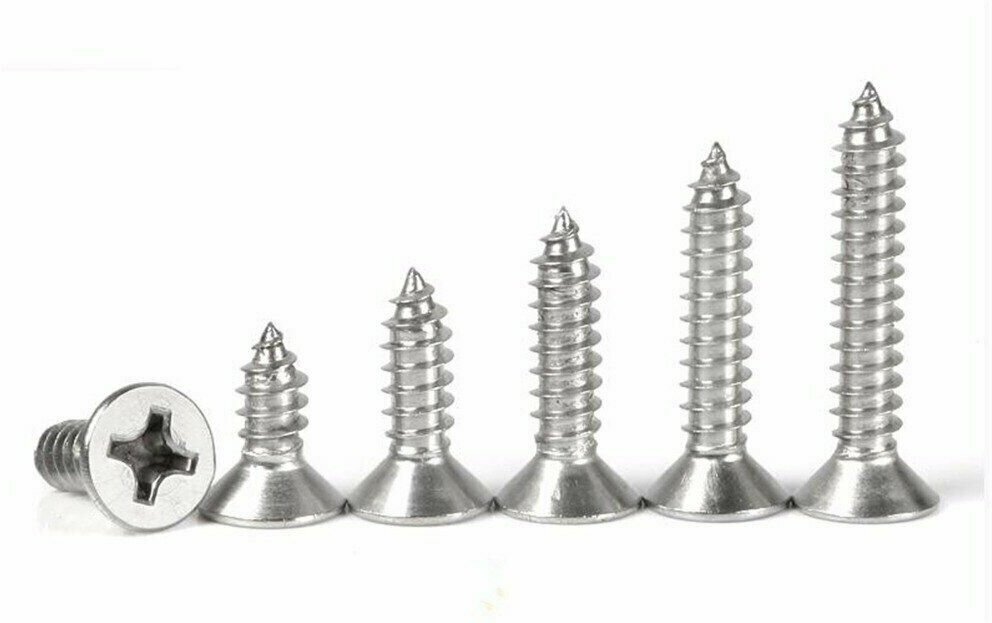 Саморезы DIN7982 2.9х9.5 остроконечный ц ph 1 (упак 250 шт)