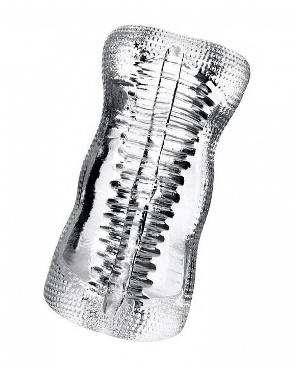 ToyFa Прозрачный мастурбатор Lingam Asha (880103), прозрачный