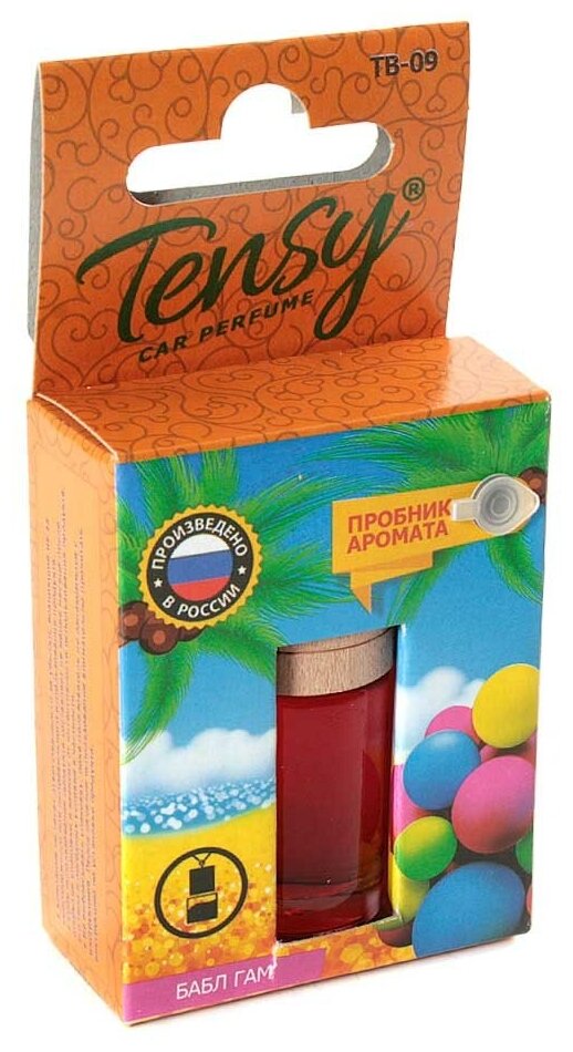 Ароматизатор TENSY бабл гам бутылочка 6 мл ТВ-09