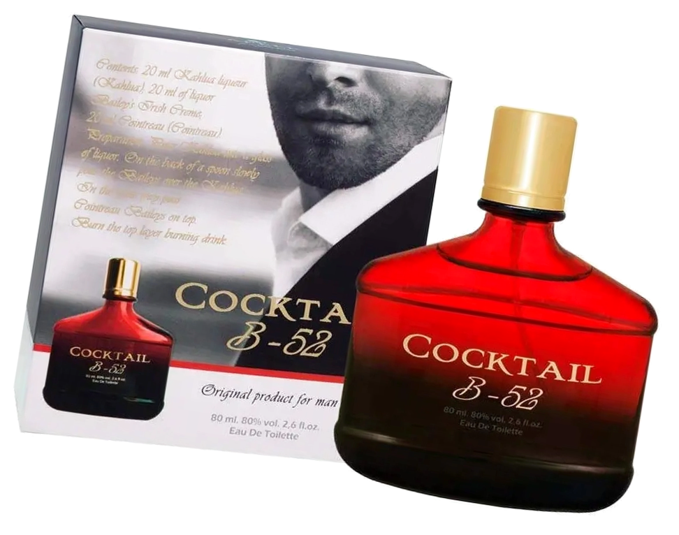 Туалетная вода Euroluxe Cocktail B 52 80 мл мужская - Евролюкс Коктейль Б 52