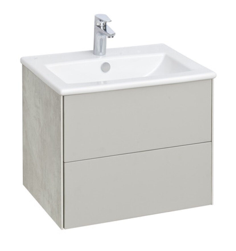 Тумба с раковиной Aquaton Сохо 60 1A2580K1AJ9A0 cлэйт