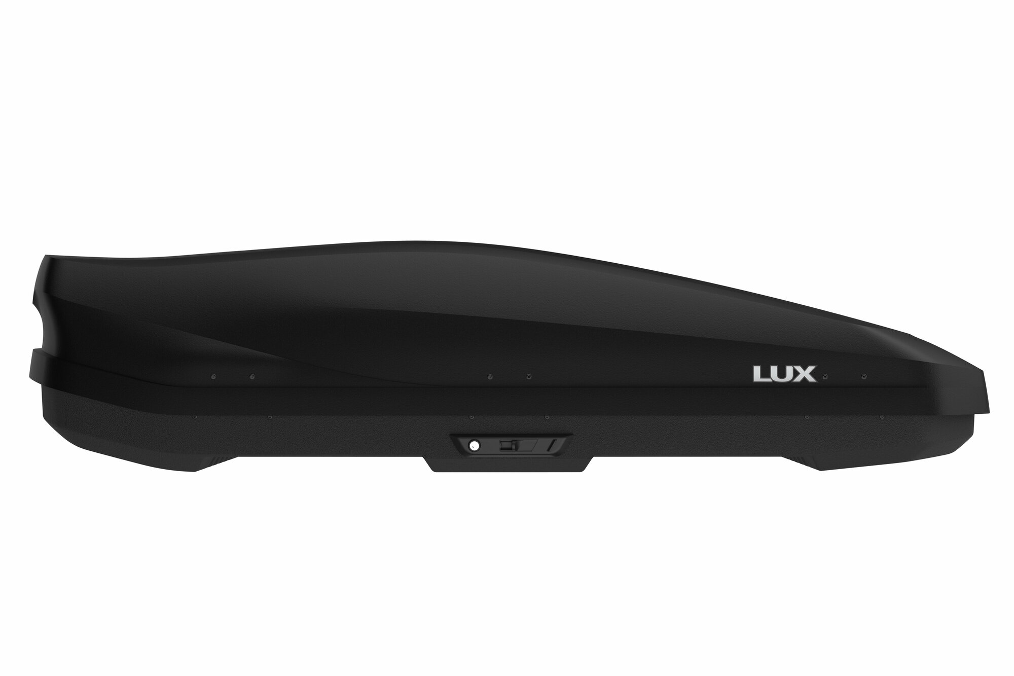 Автобокс на крышу LUX IRBIS 175, чёрный матовый, 450 л, 175х85х40 см. Двухстороннее открытие