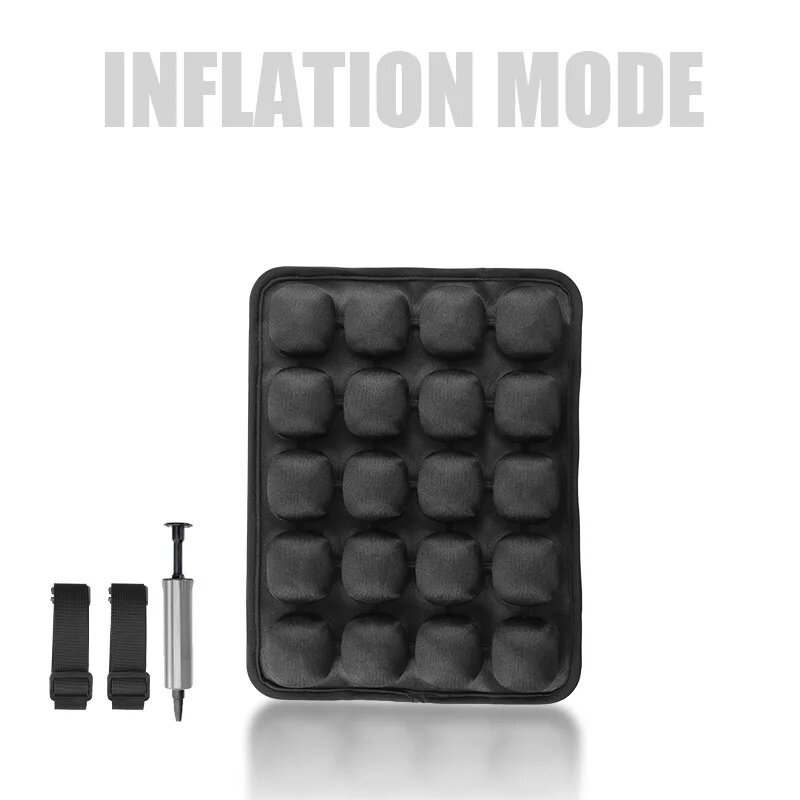 Надувная подушка для сиденья мотоцикла, лайкра, эластичная, для снятия давления, Inflatable Square