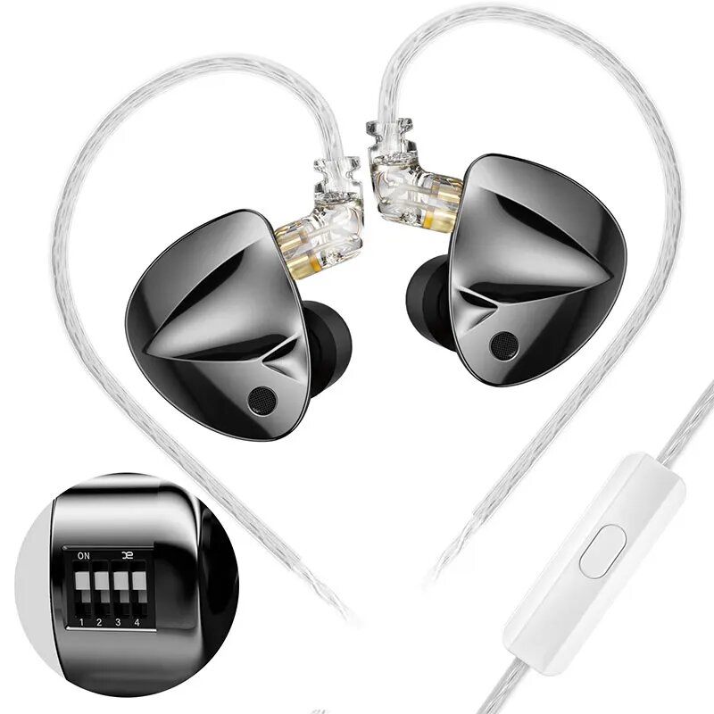 KZ D-FI In Ear наушники D-Fi Tuning MIC