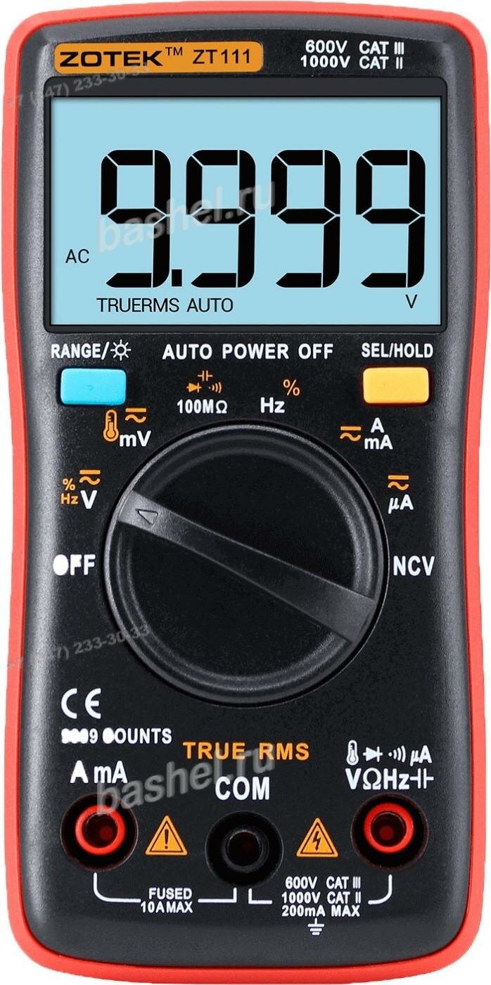 ZT111, Мультиметр, S-LINE, True RMS