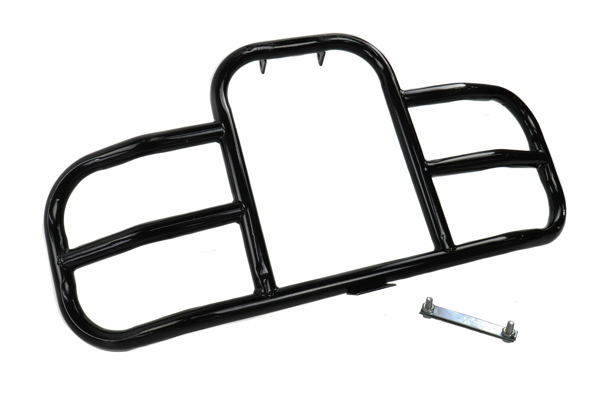 Дуга безопасности Альфа чёрные(С крепежами)