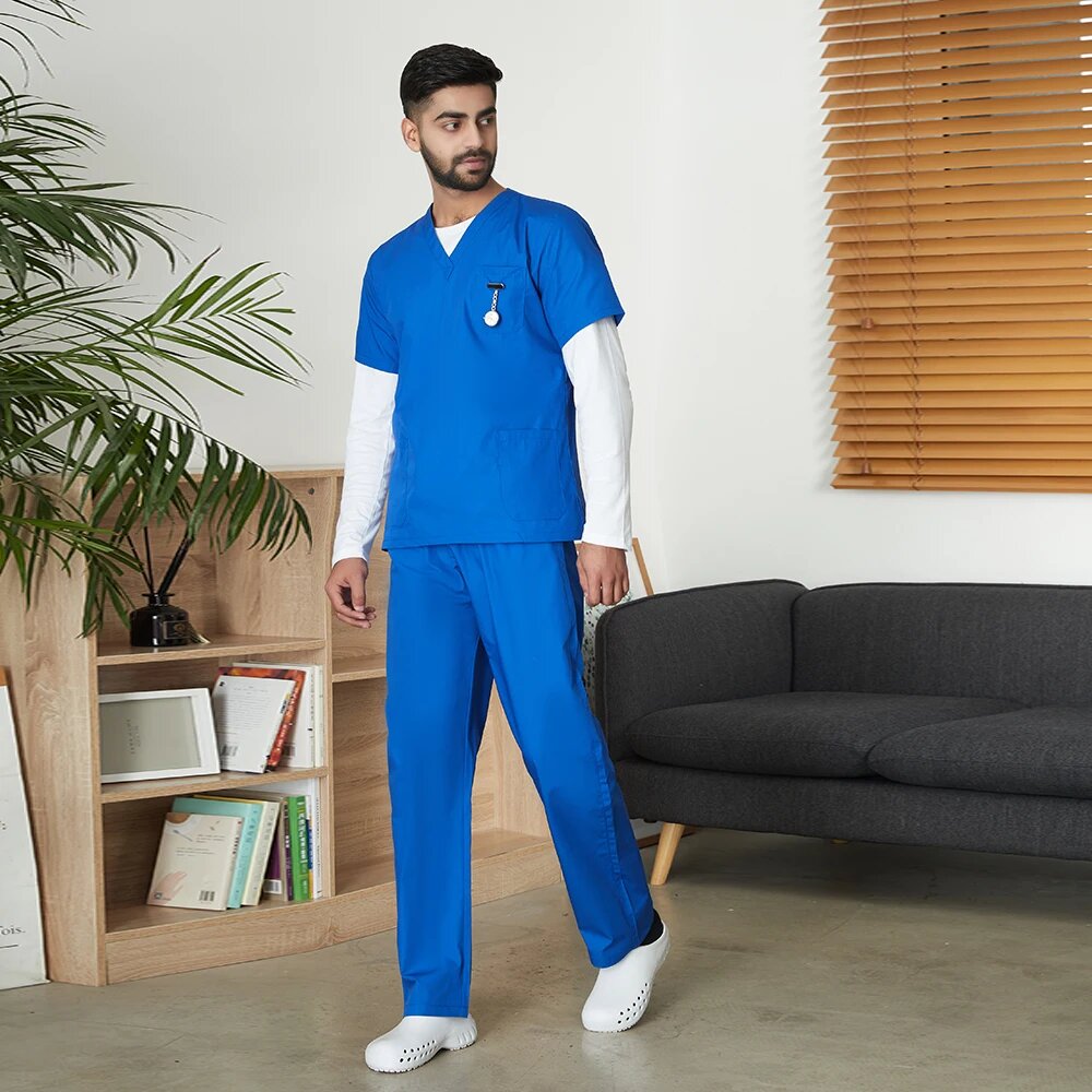 Комплект медицинской формы VIAOLI Синий, XL, Royal blue