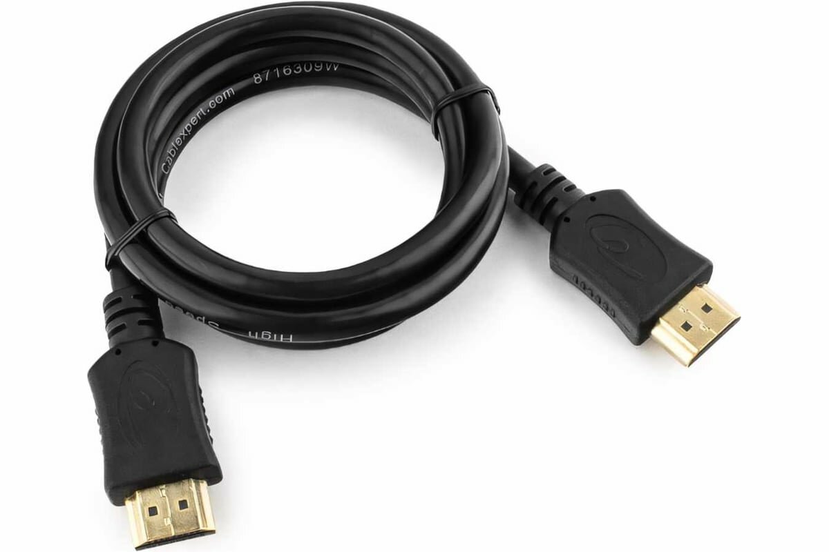 Cablexpert Light HDMI 2.0 19M/19M, 1 м позол. разъемы, экран, черный CC-HDMI4L-1M