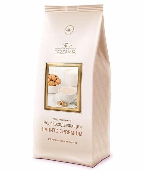 Сухая молочная смесь с сахаром Tazzamia Premium в гранулах 500 г, для вендинга