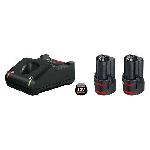 Батарея аккумуляторная Bosch GBA, 12В, 2Ач, Li-Ion, ЗУ в комплекте [1600a019r8]