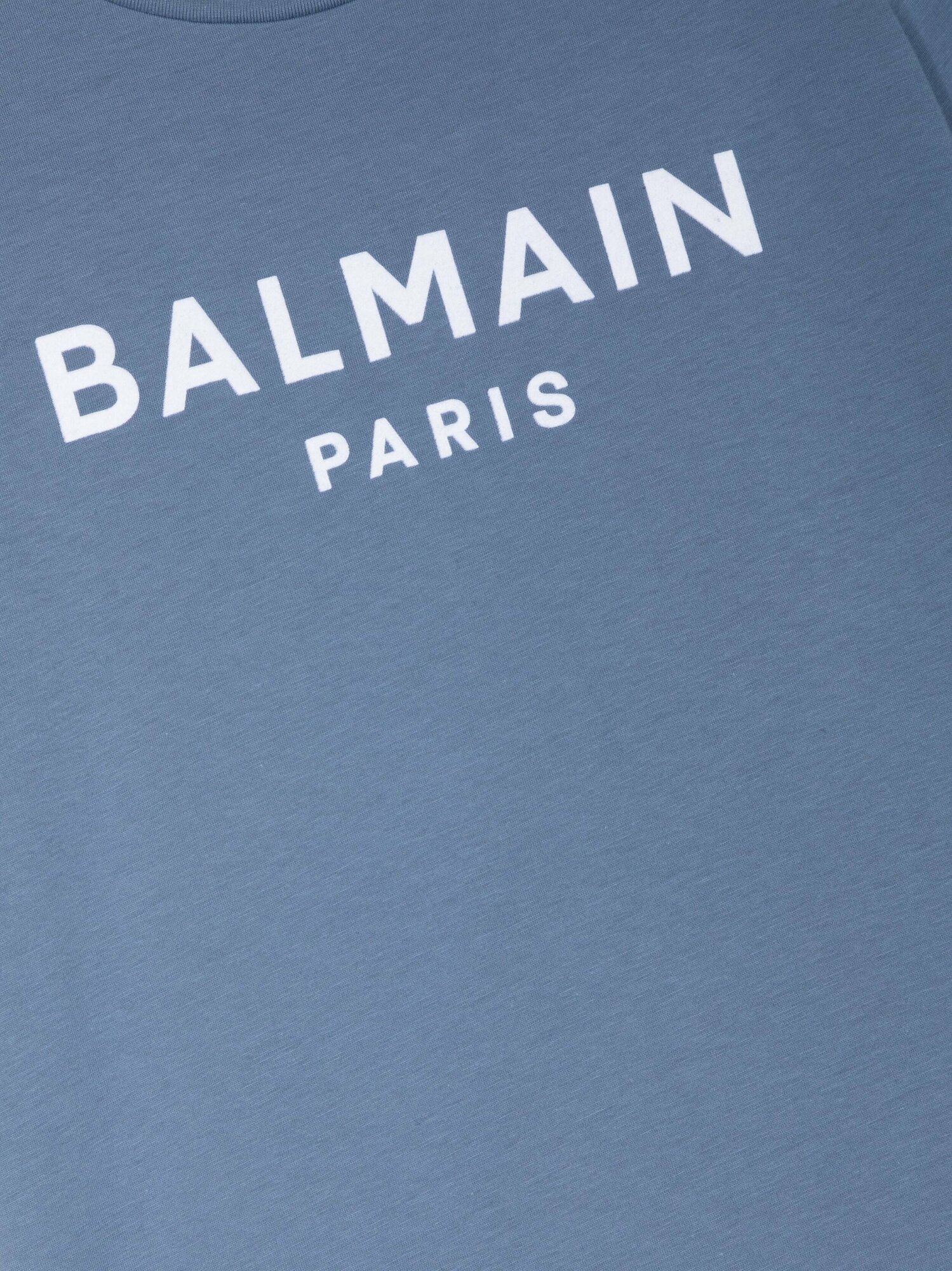 Футболка BALMAIN, размер 140, Синий принт — фото 1