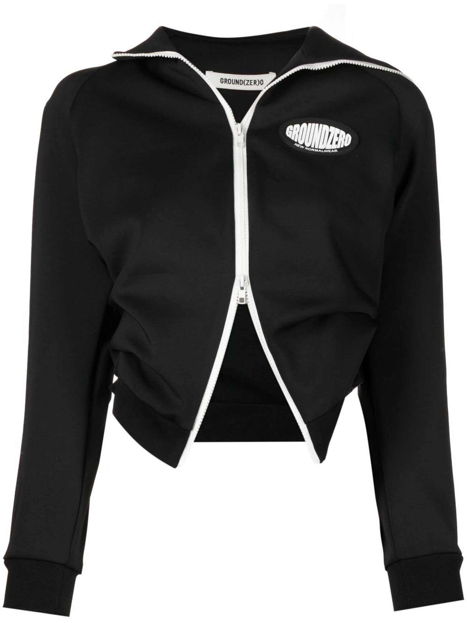 Куртка Logo-patch zip-up jacket