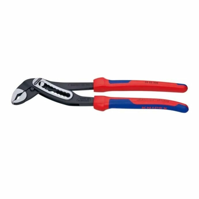 Плоскогубцы "KNIPEX", переставные, длина 30 см, индуктивно закаленные зубья, 1 шт