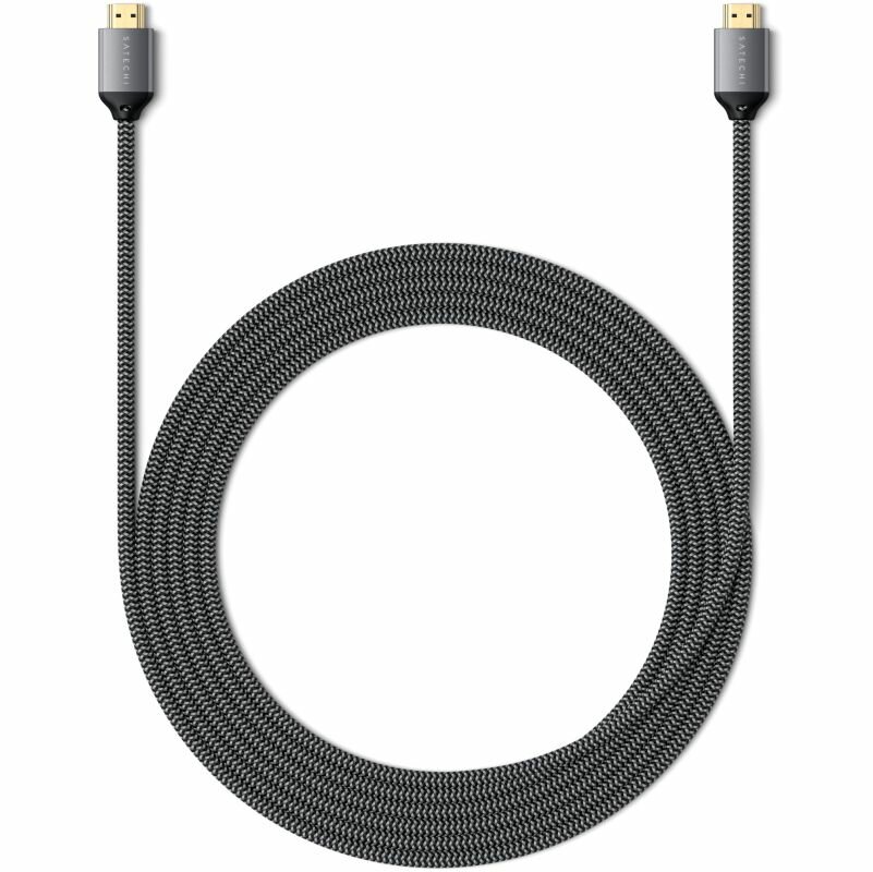 Кабель Satechi HDMI - HDMI 8K ULTRA HD, 2 м, серый космос
