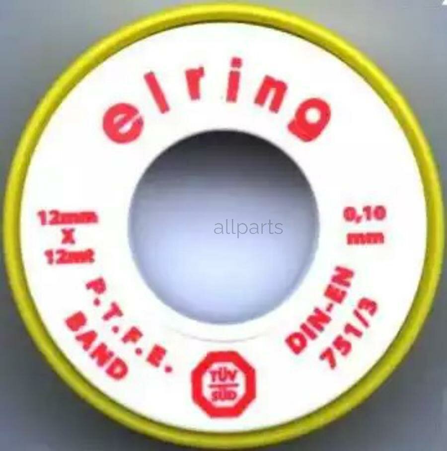 ELRING 498701 лента уплотняющая ! для резьбовых соединений (ролик)тефлон 12m\MAN/MB/RVI