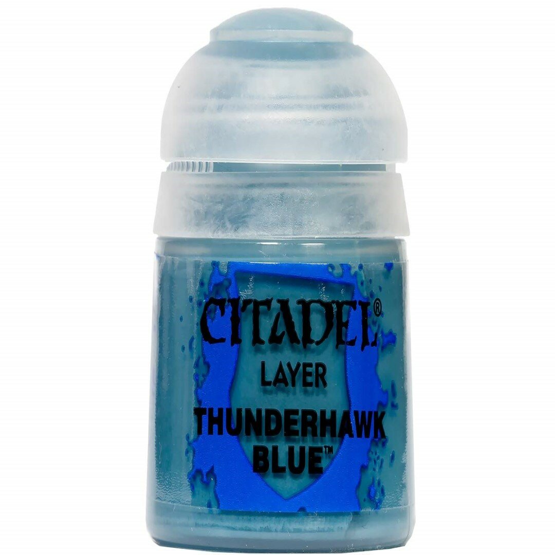 Аксессуар для Warhammer Games Workshop Краска для слоев Синий Громового Ястреба (Layer: Thunderhawk Blue (12ml)