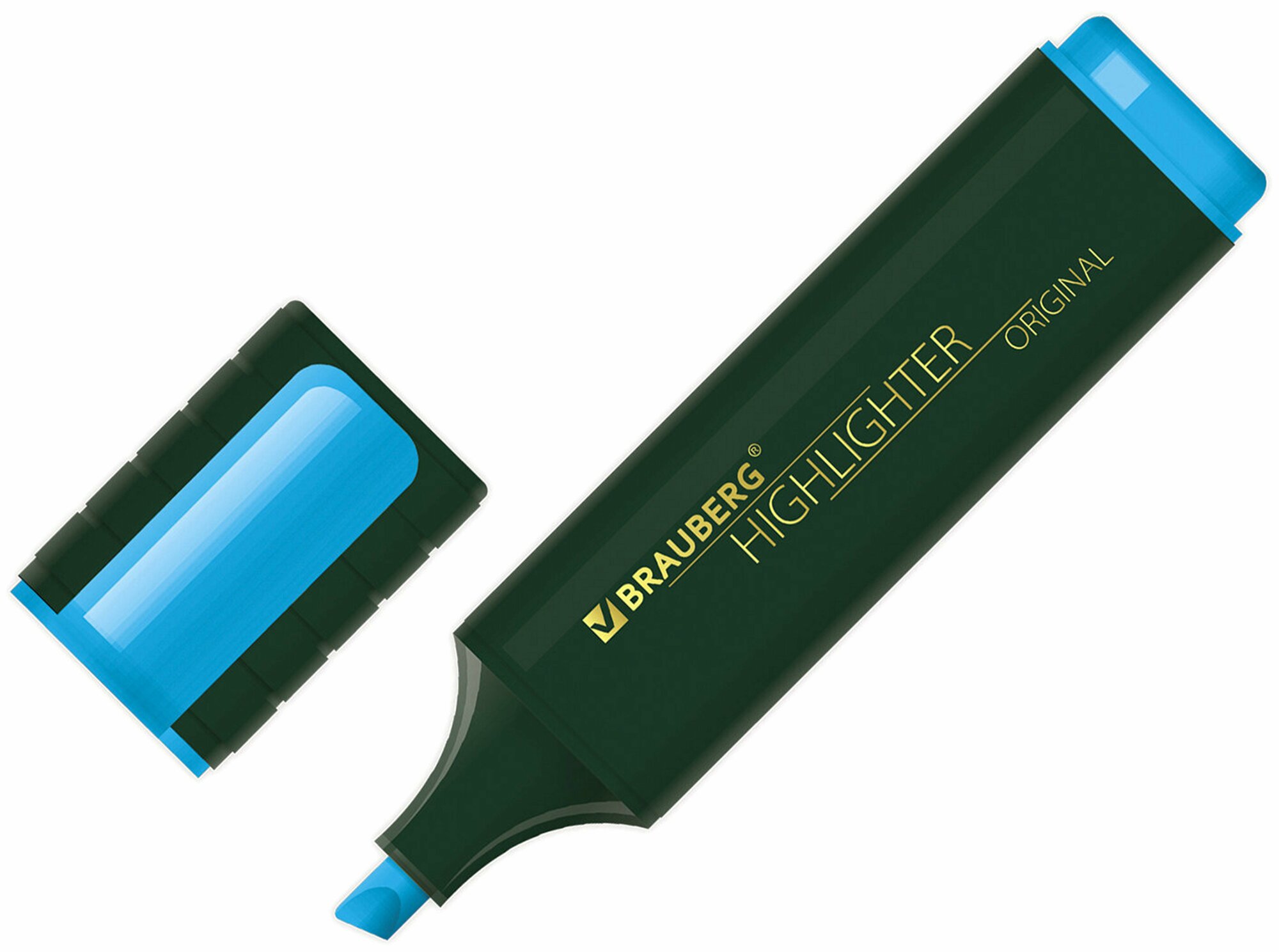 Текстовыделитель "ORIGINAL" голубой (151684)