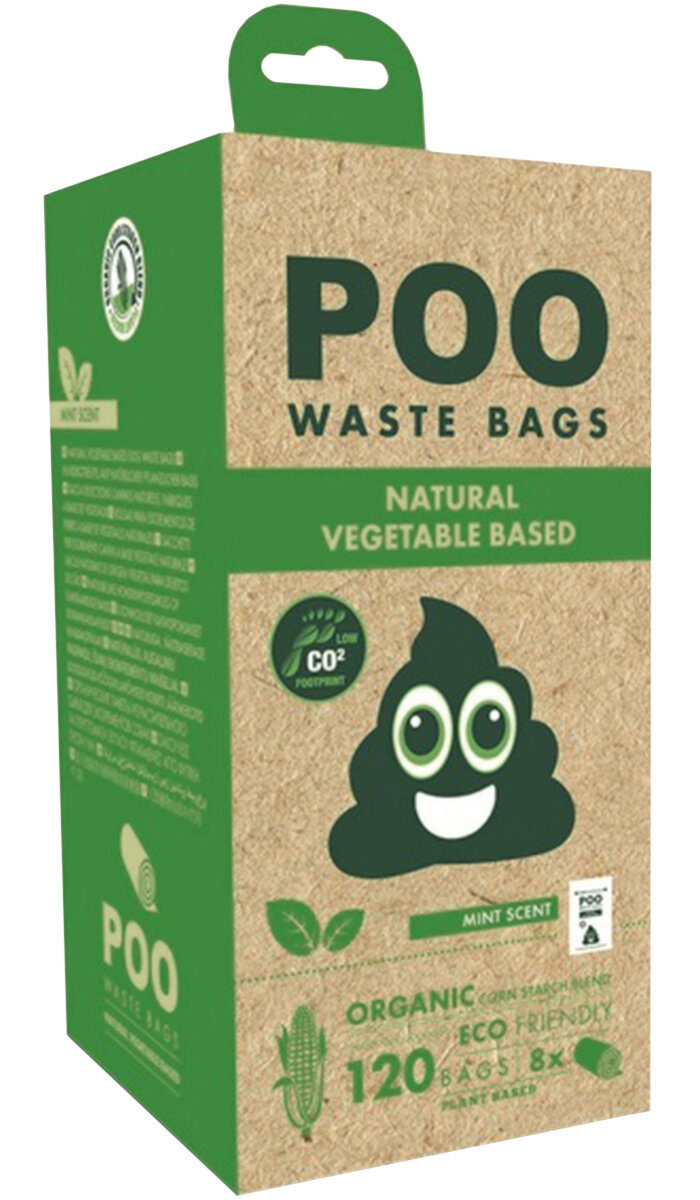 Пакеты гигиенические M-Pets Eco для выгула собак с ароматом мяты уп.120 шт 1 шт