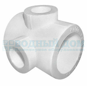 PPR-C Крестовина двухплоскостная полипропиленовая 40х25