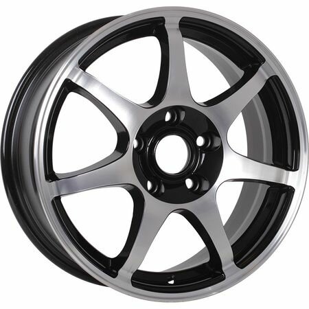 Колесный литой диск CrossStreet CR15 R15x6 4x100 ET36 CB60.1 BKF