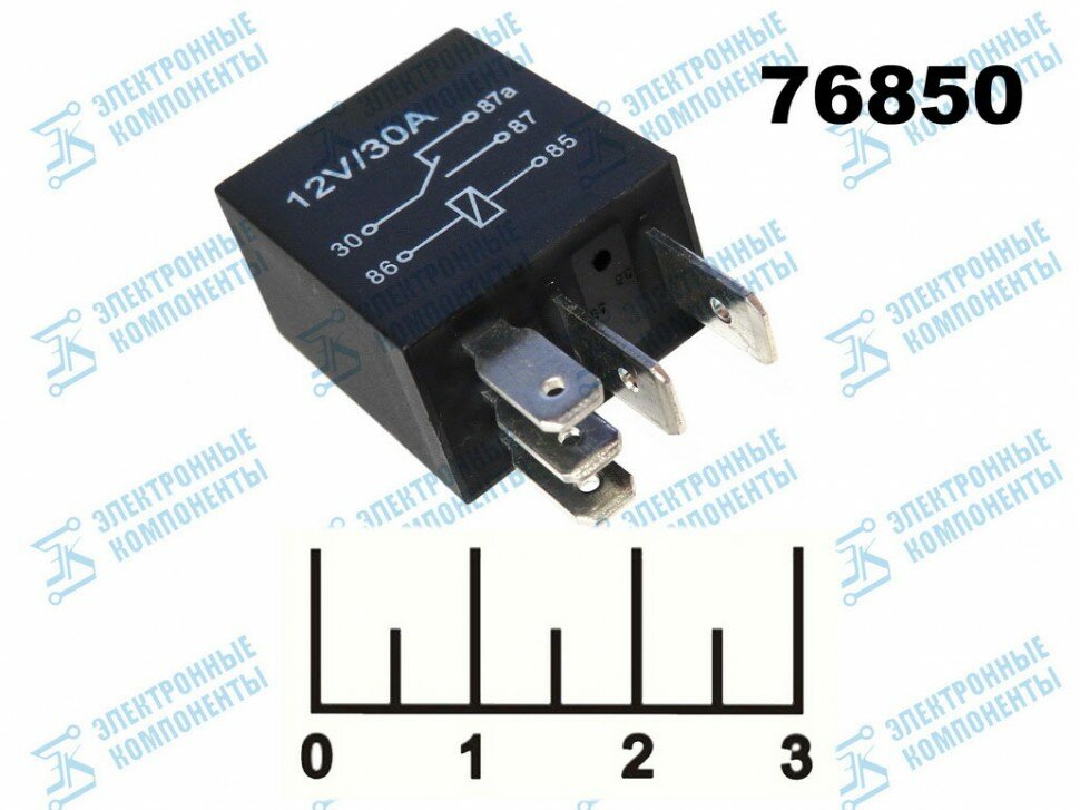 Реле =12V 30A TCV6 (4251) (24-0013)