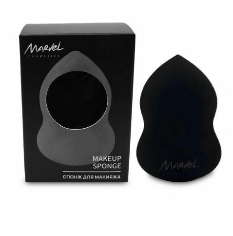 Marvel Cosmetics Спонж в индивидуальной упаковке, черный